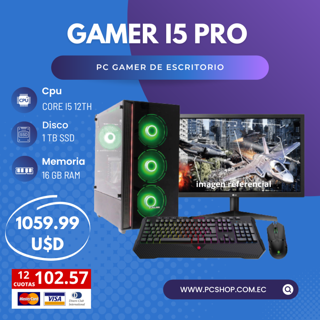 Computador Gamer i5 PRO – PCShop
